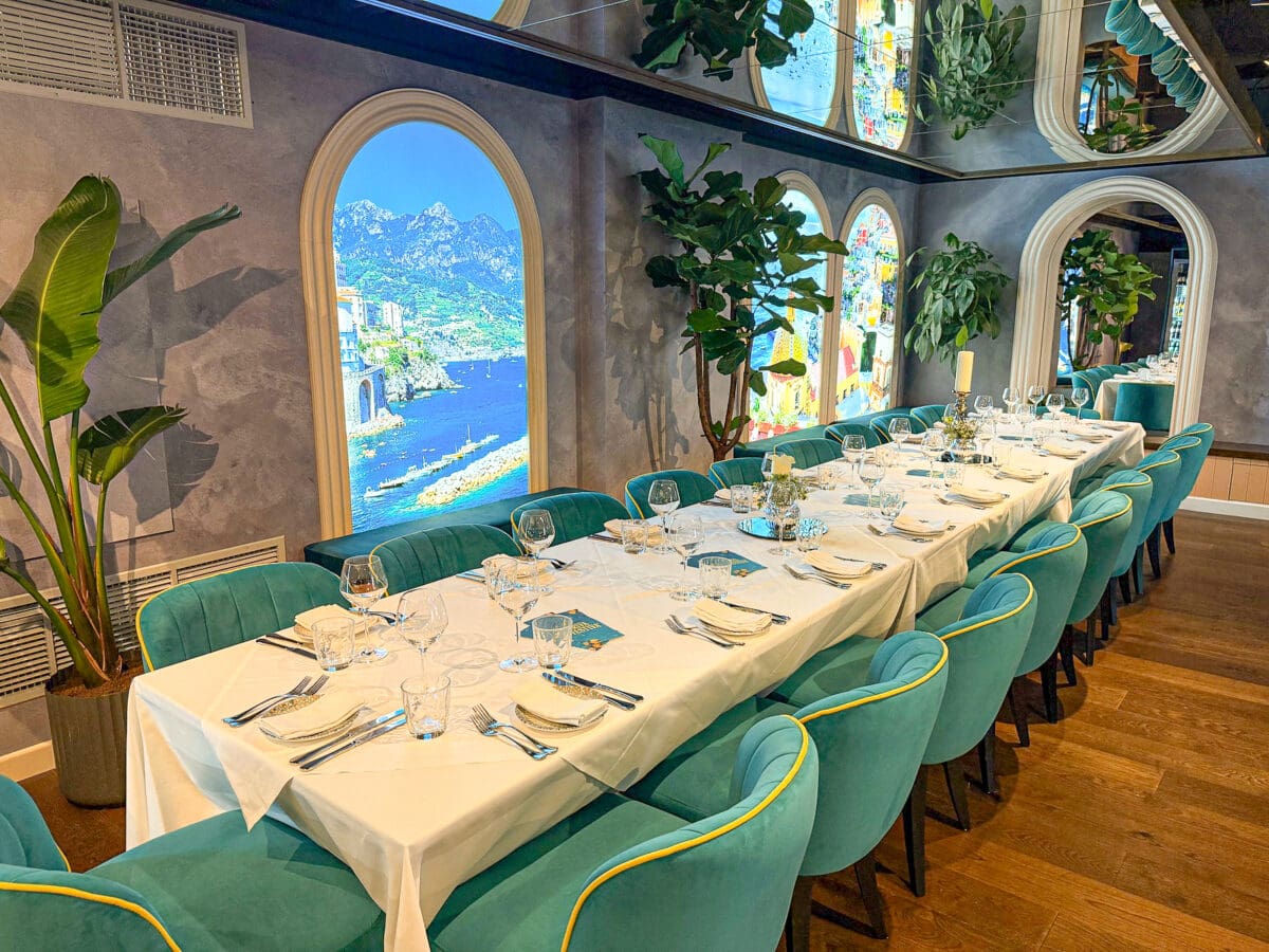 The Amalfi Room - Italian Restaurant & Bar in Birmingham - Riva Blu